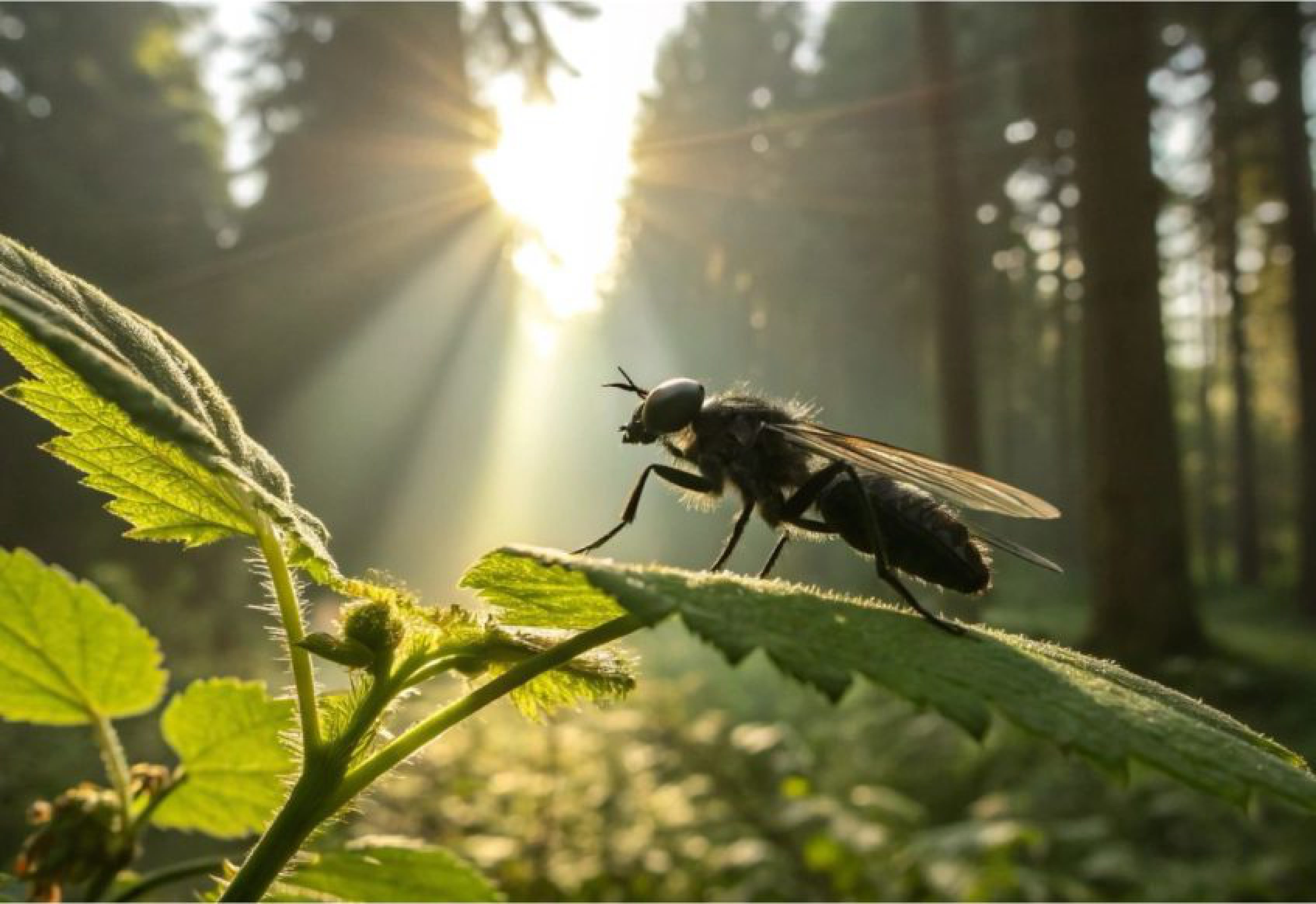 How does light influence the mating behaviour of the BSF? - Insect School